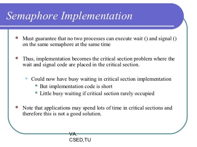 Process Synchronization 