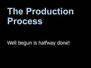 Mobile Media Ministry Training 9- The Media Production Process and ...