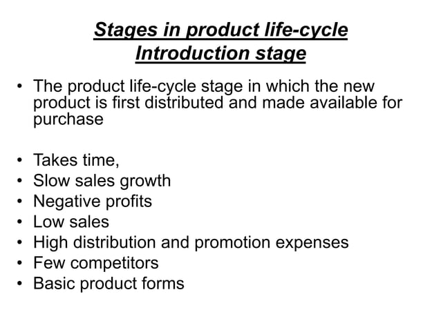 product life cycle | PPT