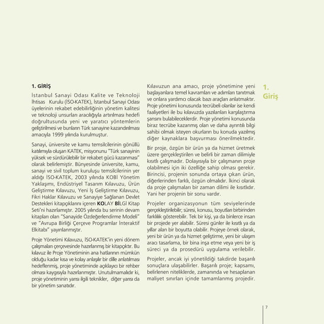 PROJE YONETIMI KILAVUZU | PDF