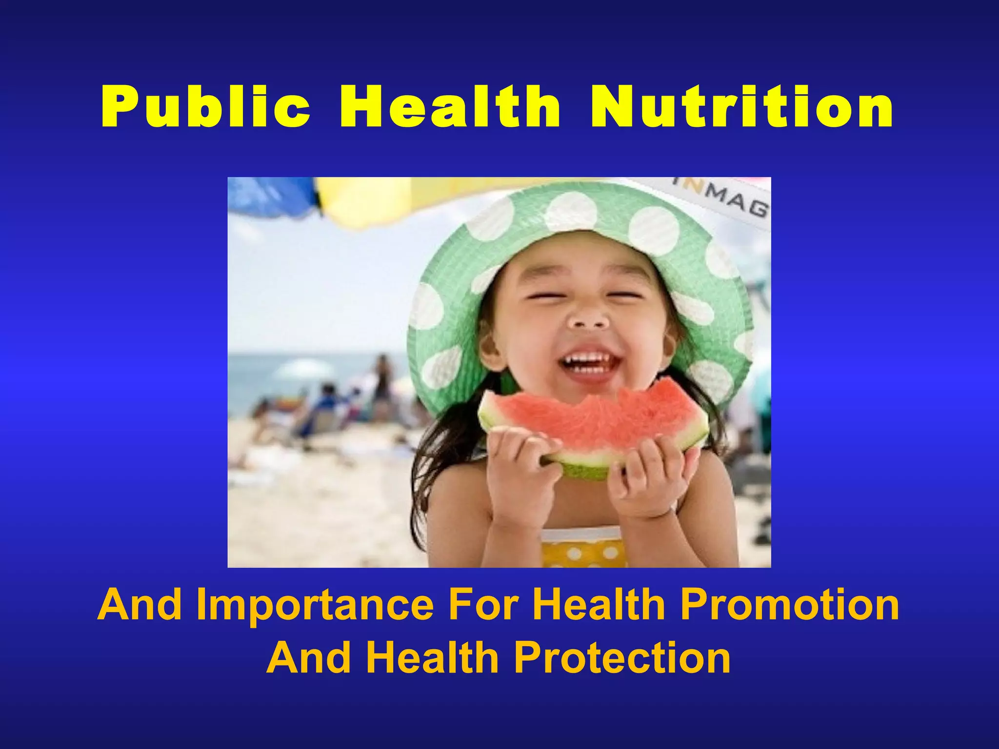Public health nutrition | PPT