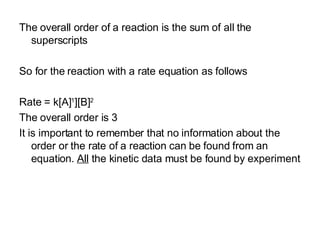 9 Reaction Kinetics | PPT