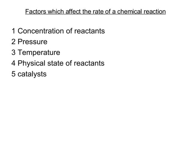 9 Reaction Kinetics | PPT