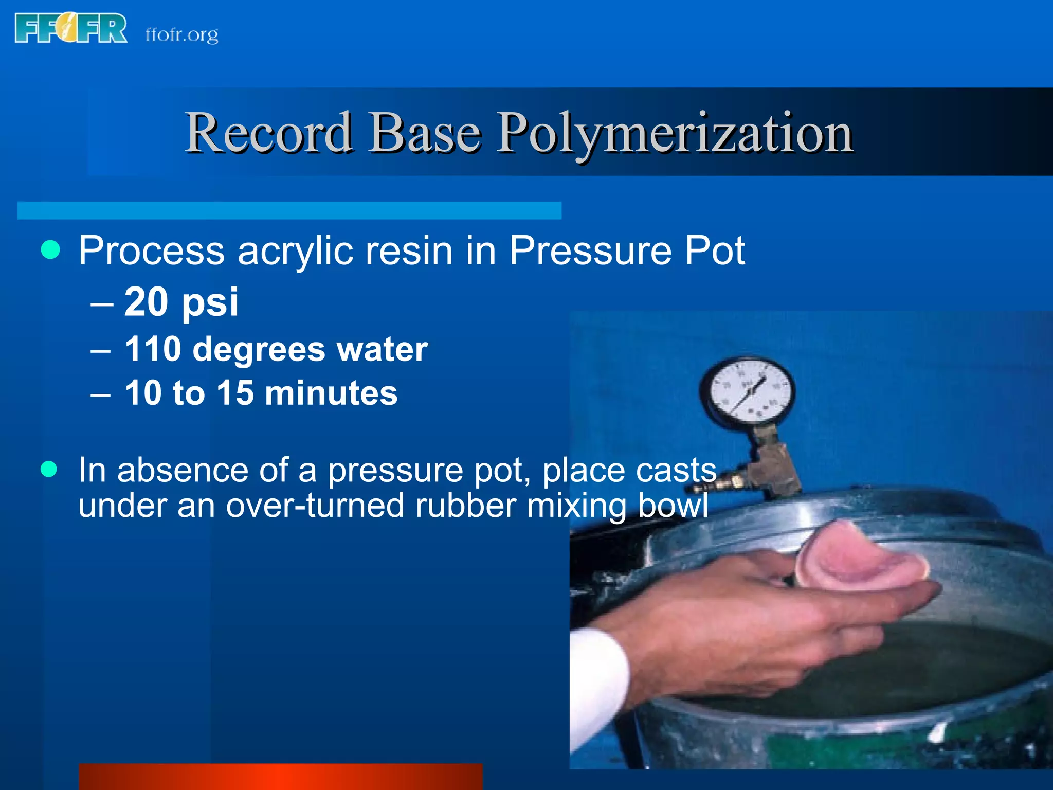 9.record base and wax rim fabrication | PPT