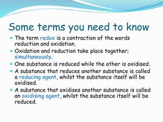 9-redox-equilibrium.pptx | Chemistry | Science