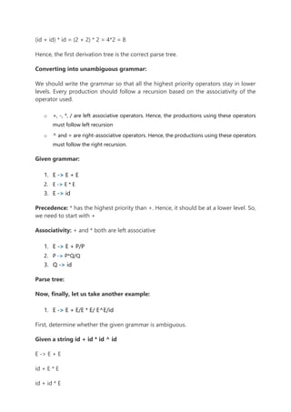 9-Removal of ambiguity, precedence and associativity-26-05-2023.docx