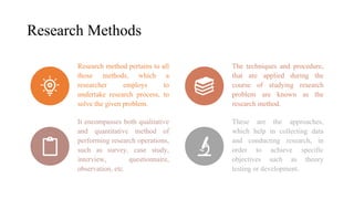 research method vs. methodology | PPTX
