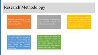 research method vs. methodology | PPTX