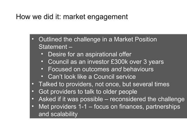 50+ PROJECT, By Richard Elphick, Camden Council | PPT | Free Download