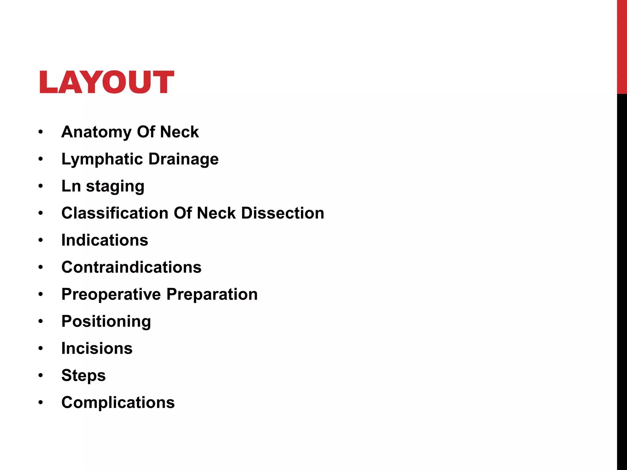 SELECTIVE NECK DISSECTION | PPTX