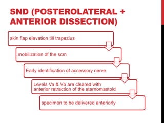 SELECTIVE NECK DISSECTION | PPTX
