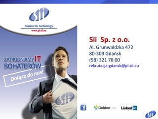 Prezentacja Sii | PPT | Career Planning | Careers