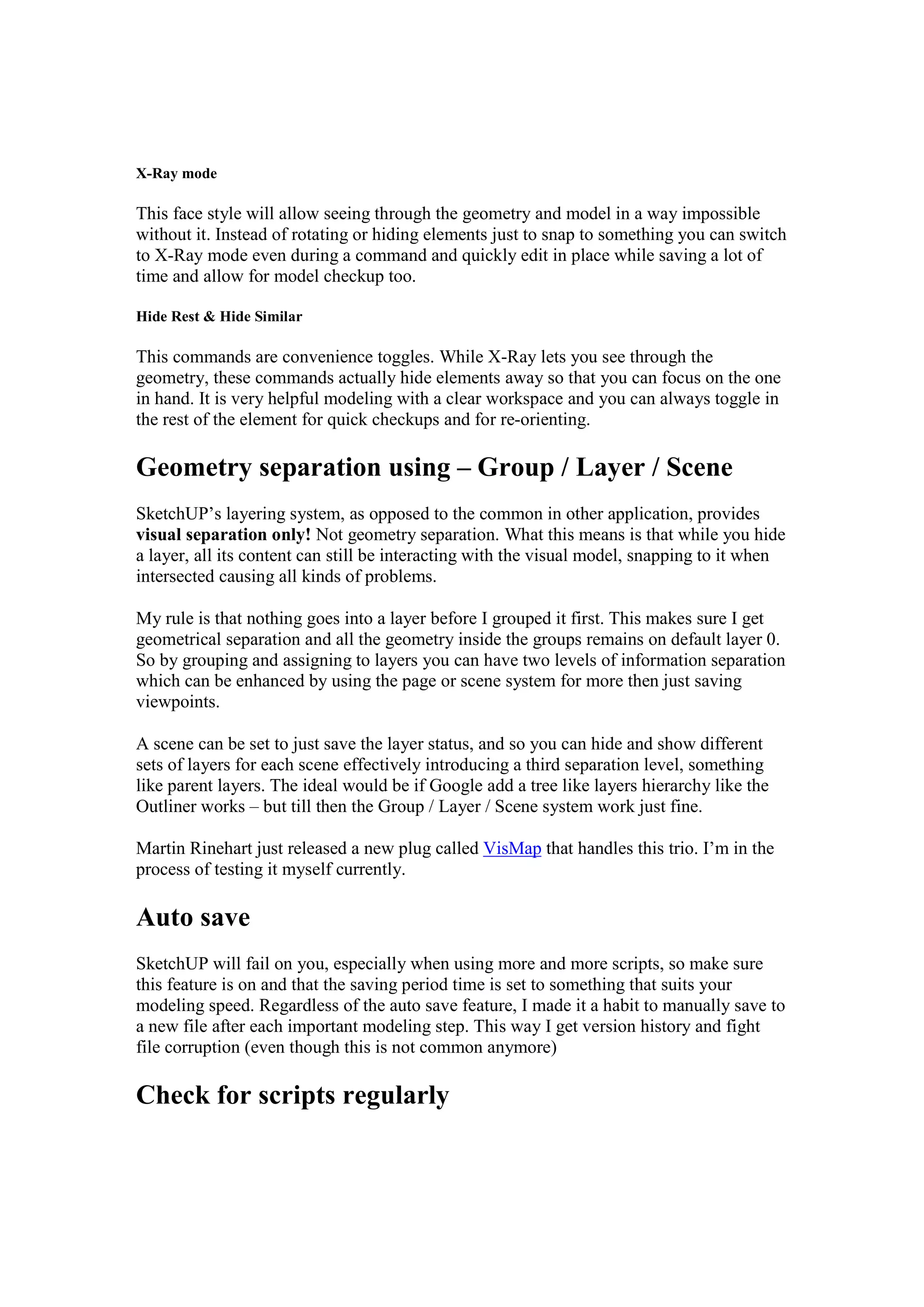 9 Sketchup Tips For Beter 3d Modeling Workflow Pdf