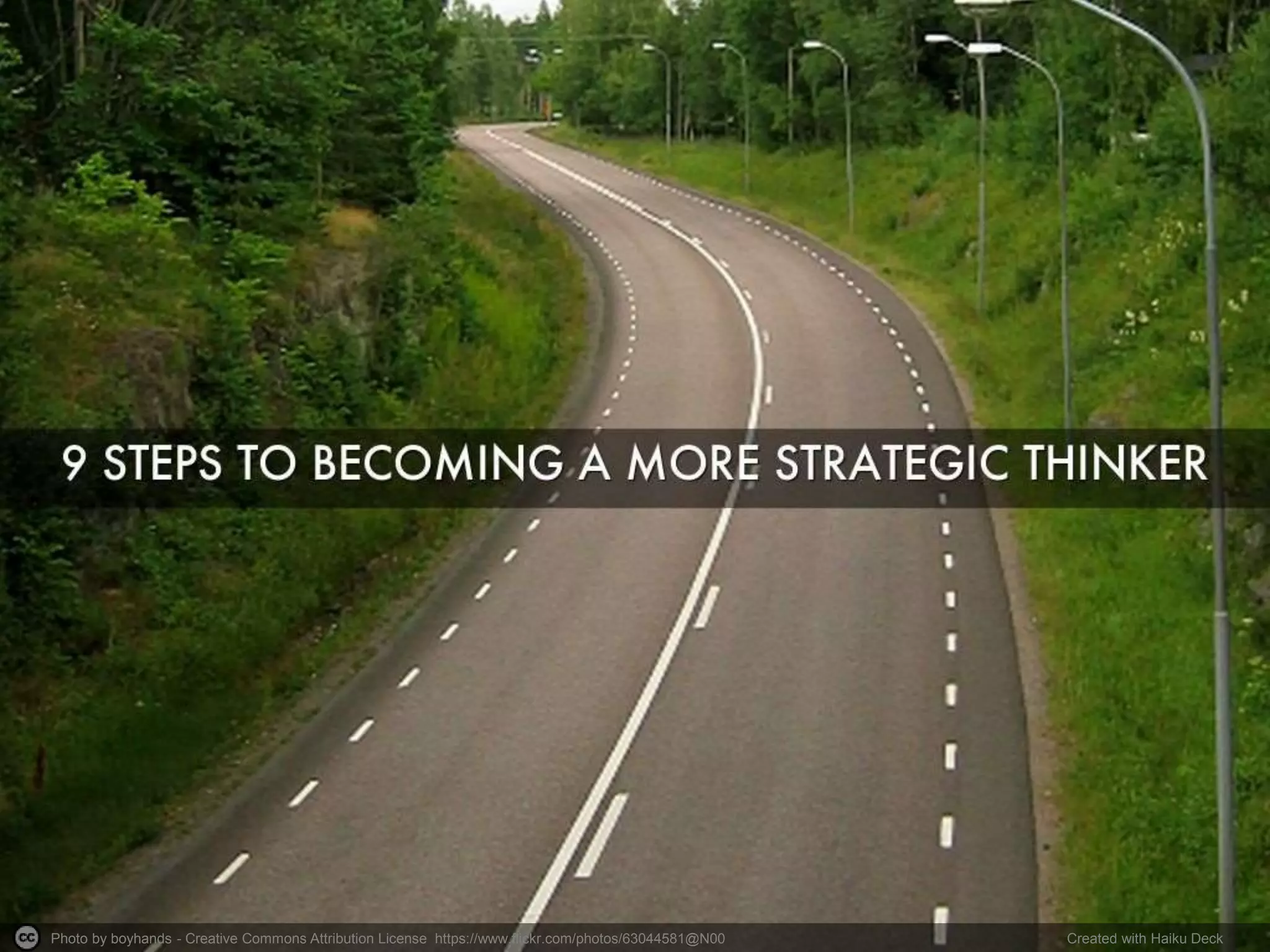 9 Steps to Becoming a More Strategic Thinker | PPTX