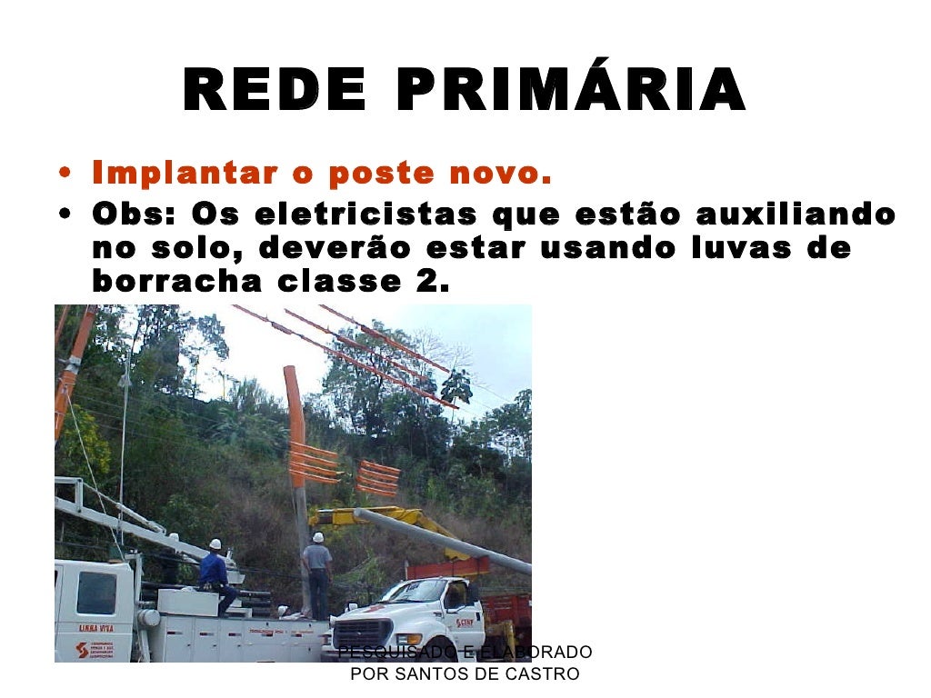 9 SubstituiçãO De Poste PrimáRio Com Rede SecundáRia Energizada X