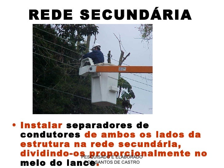 9 SubstituiçãO De Poste PrimáRio Com Rede SecundáRia Energizada X