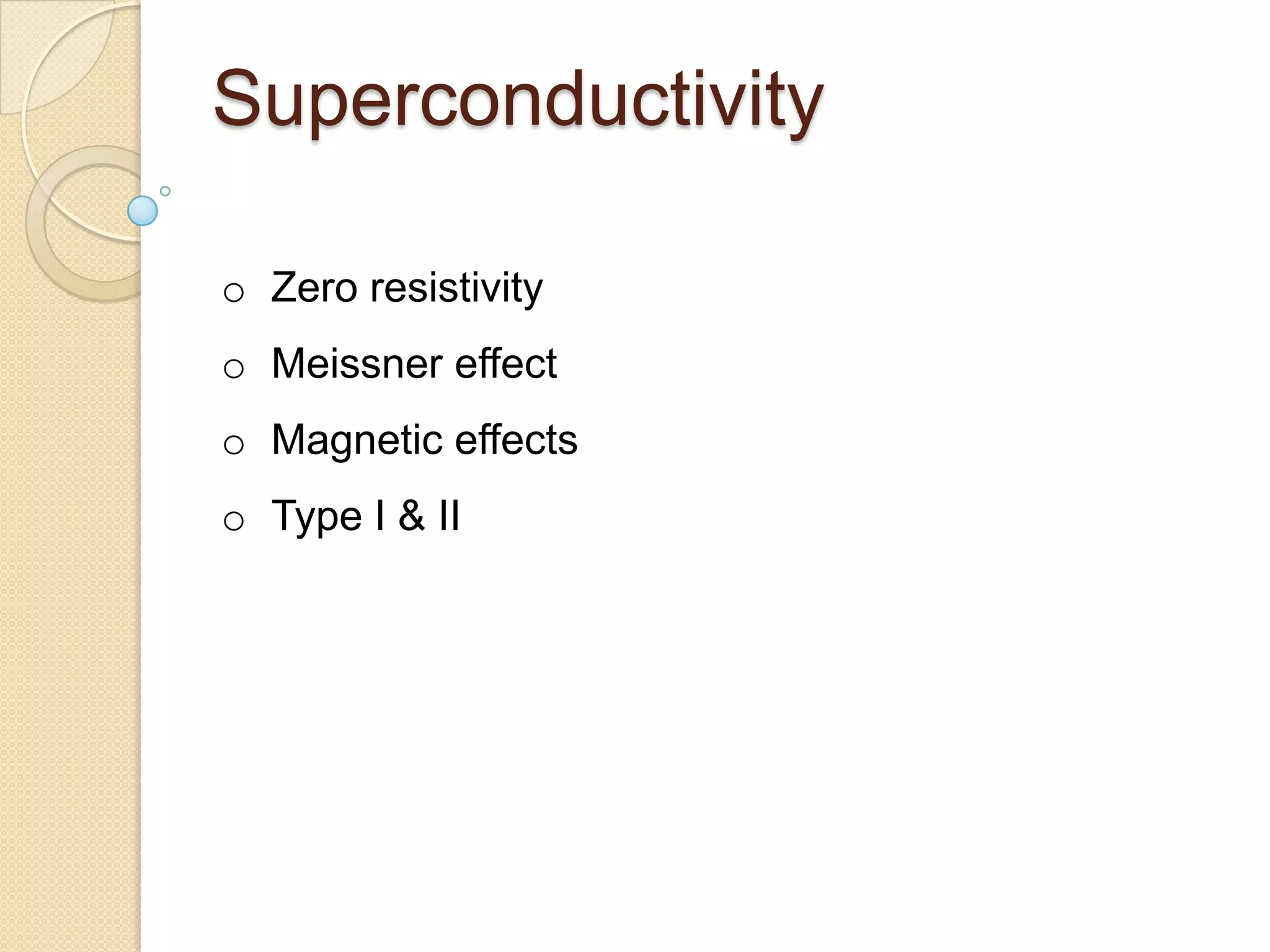 superconductivity | PPTX