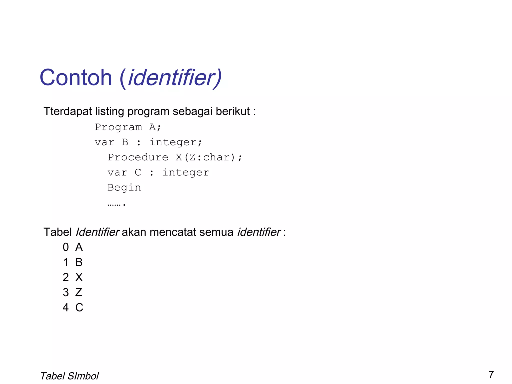 9. tabel informasi | PPT
