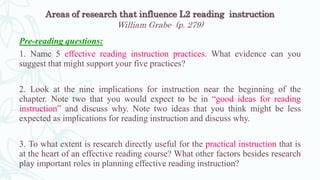 teaching reading, teaching language skills, TEFL/TESL | PPTX