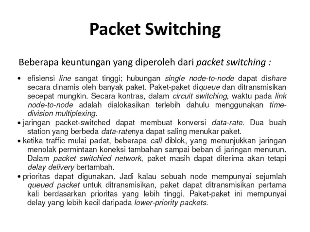 9-TEKNIK SWITCHING.pptx oleh Irawan Arifianto | PPTX