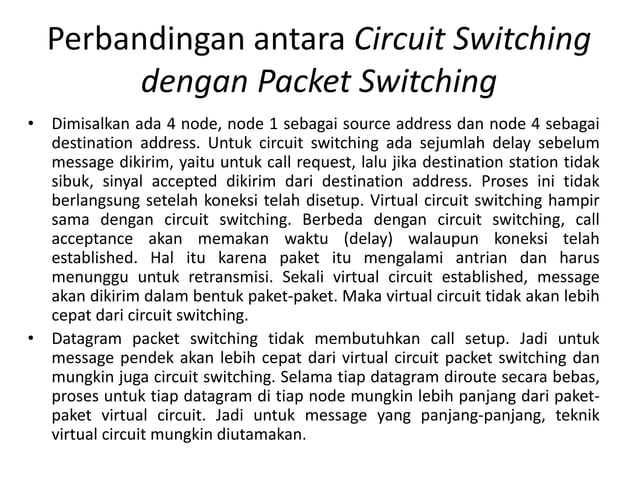 9-TEKNIK SWITCHING.pptx oleh Irawan Arifianto | PPTX