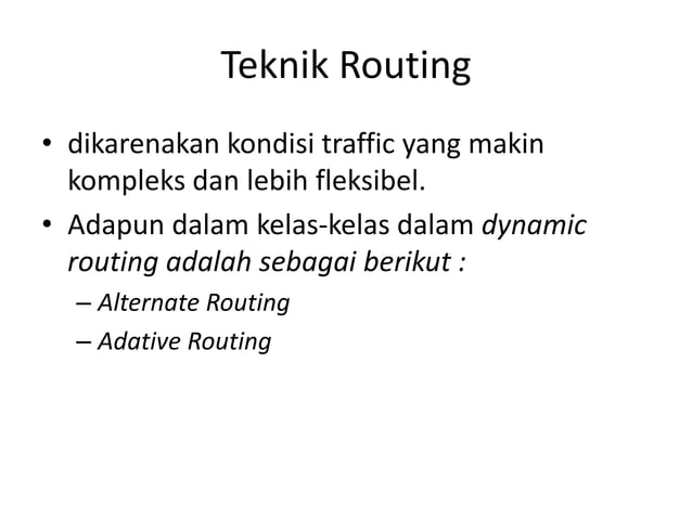 9-TEKNIK SWITCHING.pptx oleh Irawan Arifianto | PPTX