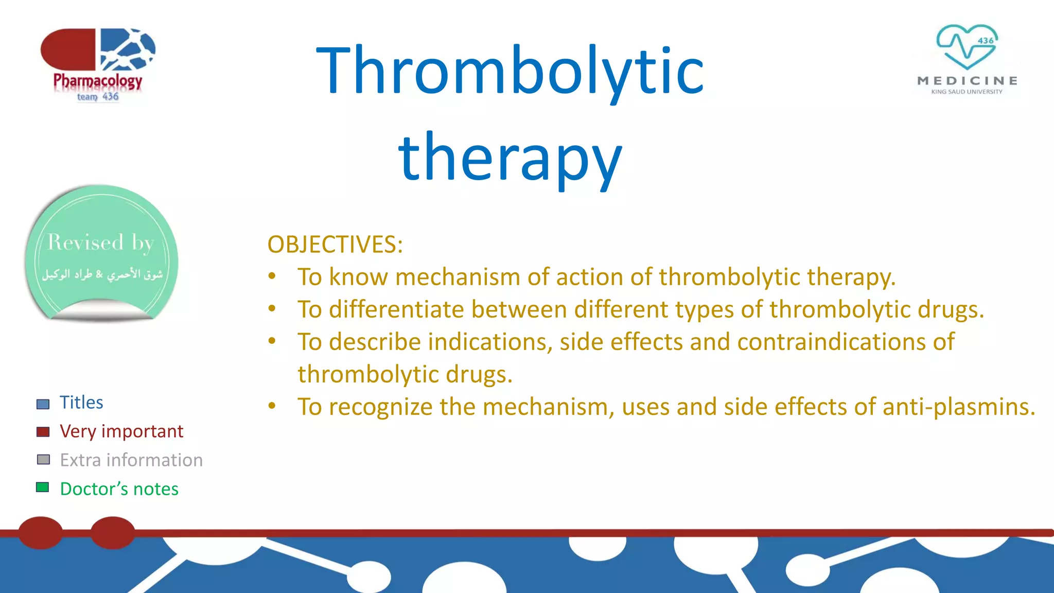 9-Thrombolytics Drugs.pptx