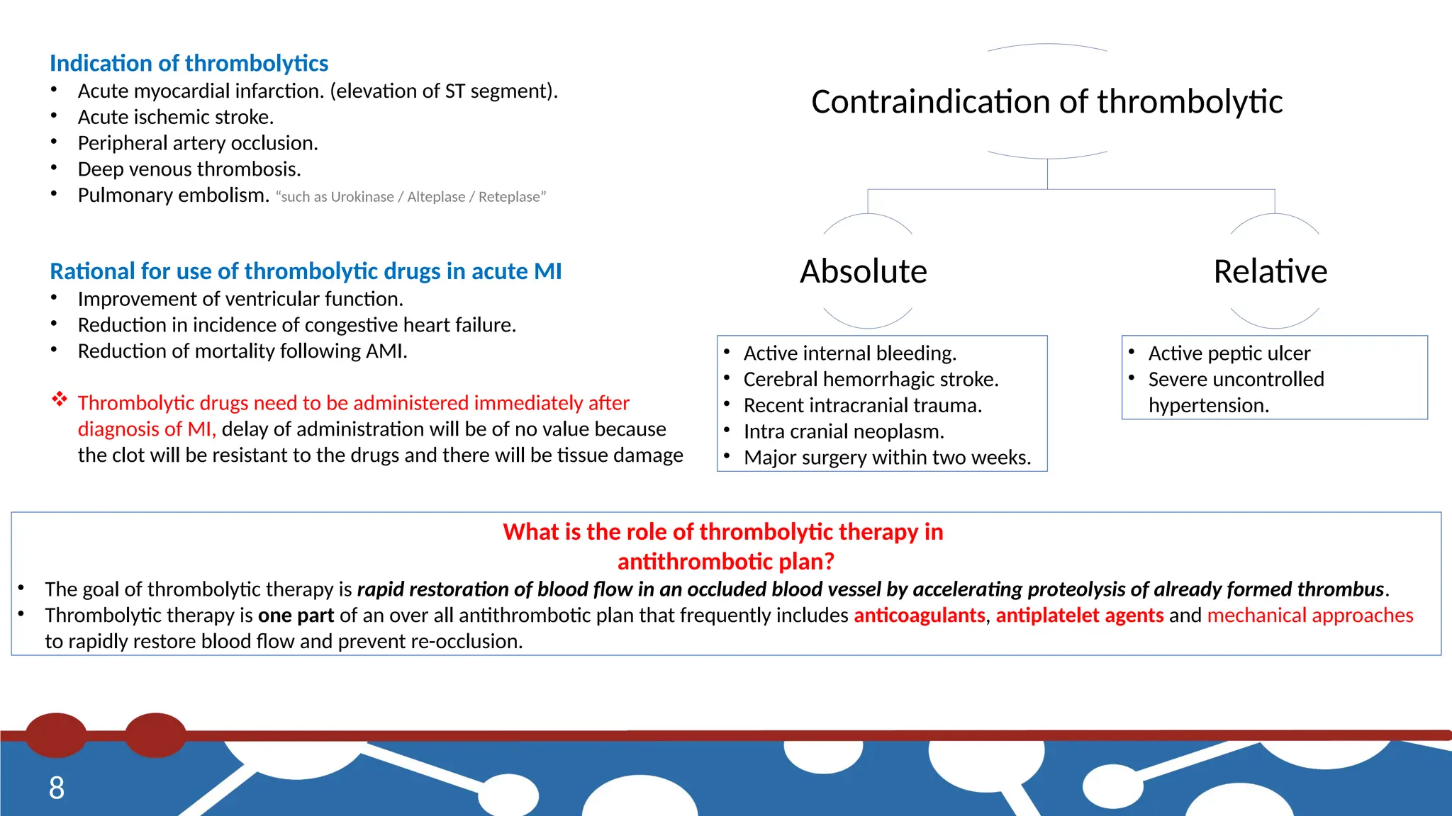 9-Thrombolytics Drugs. power point presentation | PPT