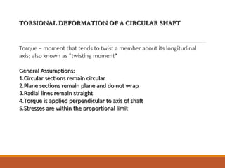 9-Torsion Mechanics of Deformable Bodies.ppt