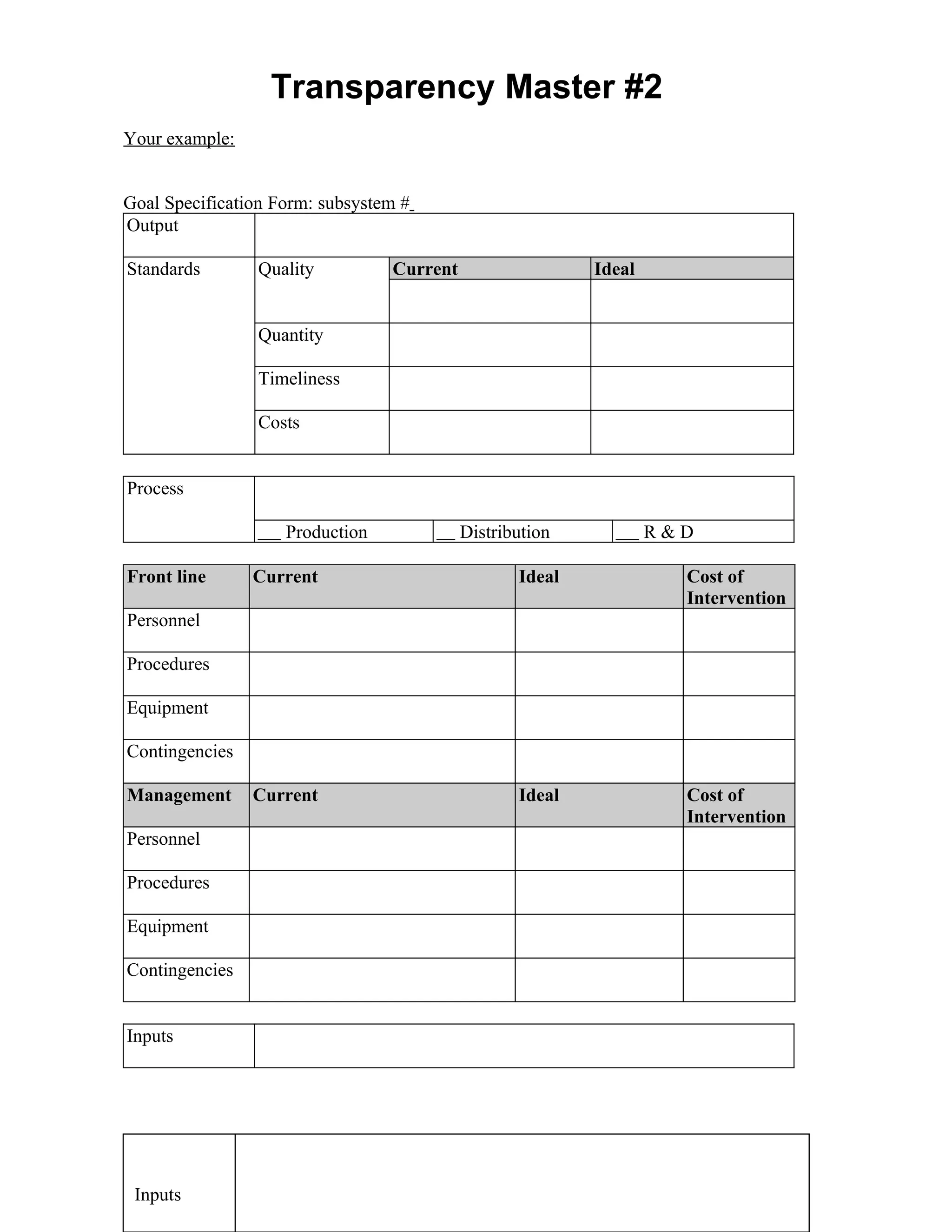 9. transparency masters | DOC