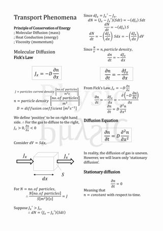9). transport phenomena (finished) | PDF