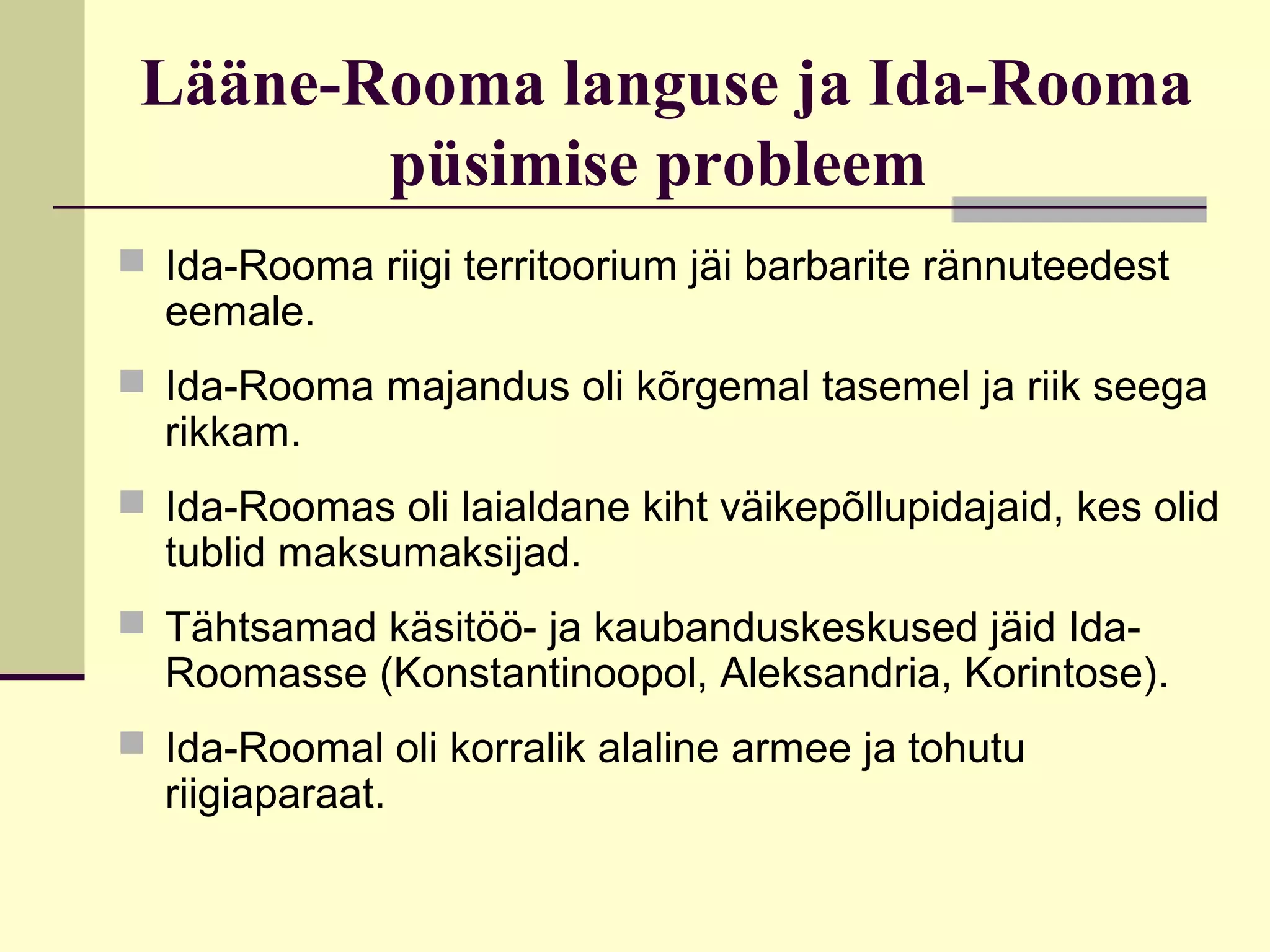 Rooma keisririik | PPT