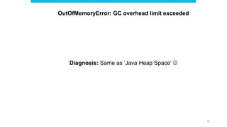 Effectively Troubleshoot 9 Types of OutOfMemoryError | PPT