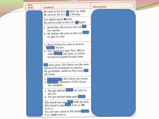9. unit 2 test, past tense qs and negatives, time clauses | PPT