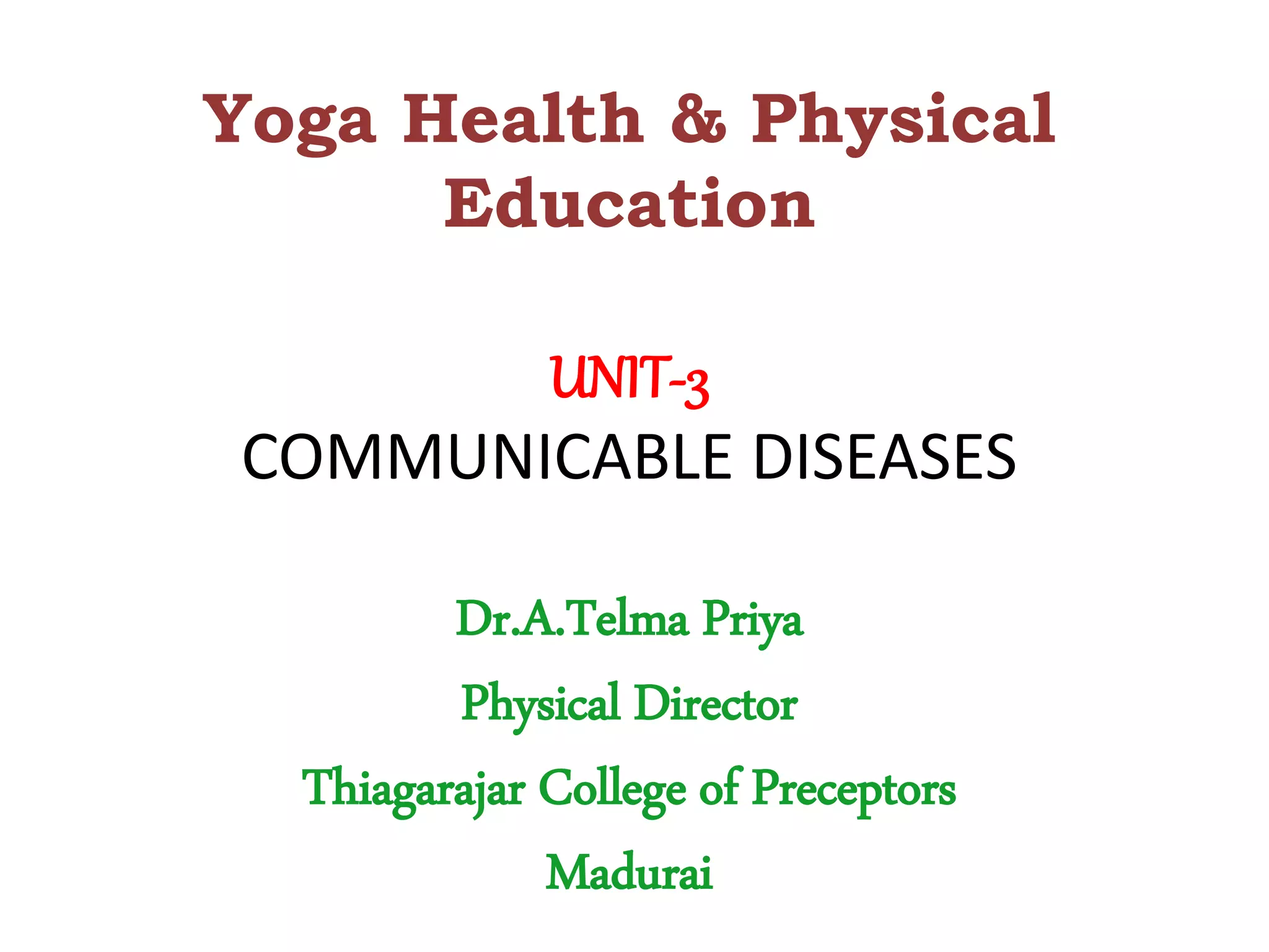 COMMUNICABLE DISEASES | PPT