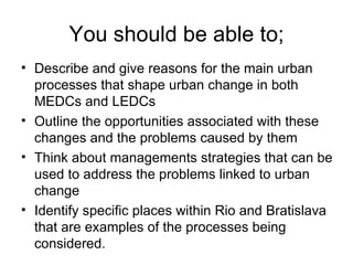 9 - Urban Change And Challenges | PPT