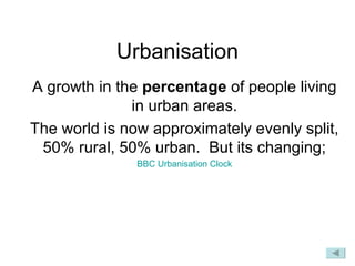 9 - Urban Change And Challenges | PPT