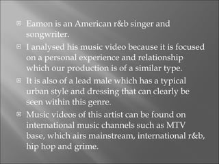 Video Analysis Eamon | PPT