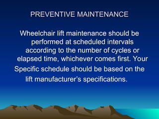Preventative Maintainance of the machines | PPT