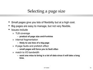 Segmentation with paging methods and techniques | PPT