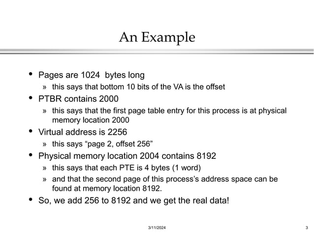 Segmentation with paging methods and techniques | PPT