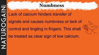9 Warning Symptoms of Calcium Deficiency in Adults (ALERT) | PDF