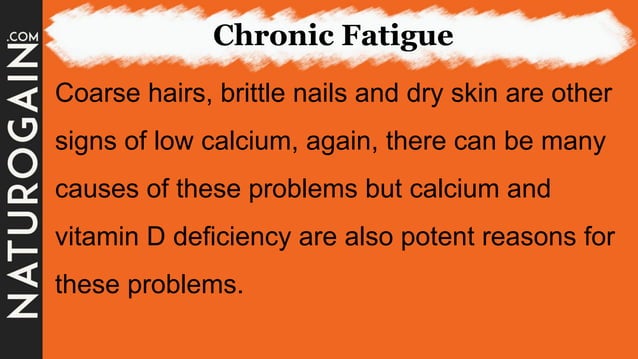 9 Warning Symptoms of Calcium Deficiency in Adults (ALERT) | PPT