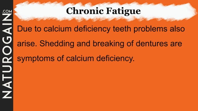 9 Warning Symptoms of Calcium Deficiency in Adults (ALERT) | PPT