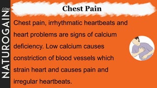 9 Warning Symptoms of Calcium Deficiency in Adults (ALERT) | PPT