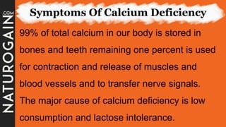 9 Warning Symptoms of Calcium Deficiency in Adults (ALERT) | PDF