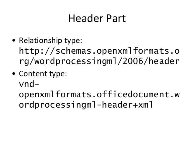 9 wordprocessing ml subject - headers and footers