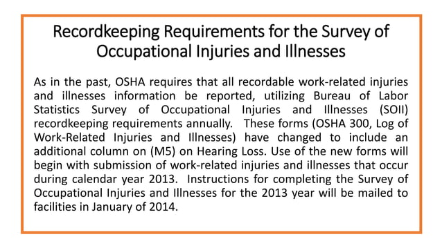 9 workplace OSHA & patient safety | PPT