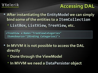 WPF and Databases | PPT | Databases | Computer Software and Applications