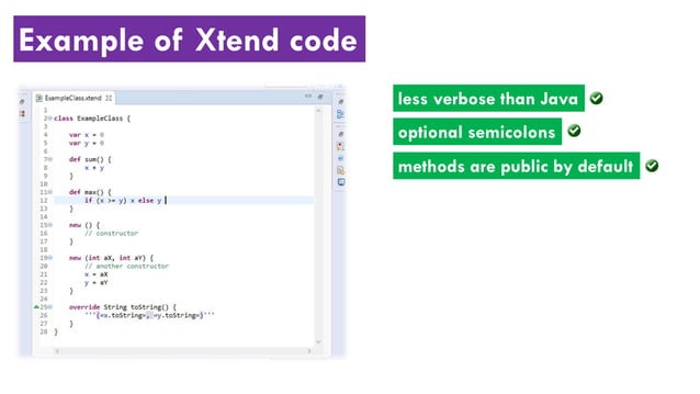Xtend Programming Language | PPT